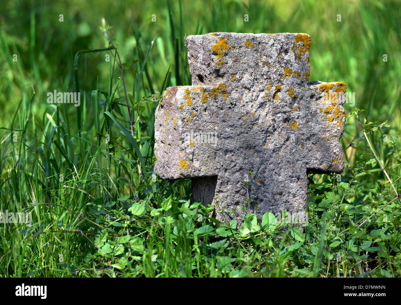 Catholic Cross In Cemetery High Resolution Stock Photography and Images ...