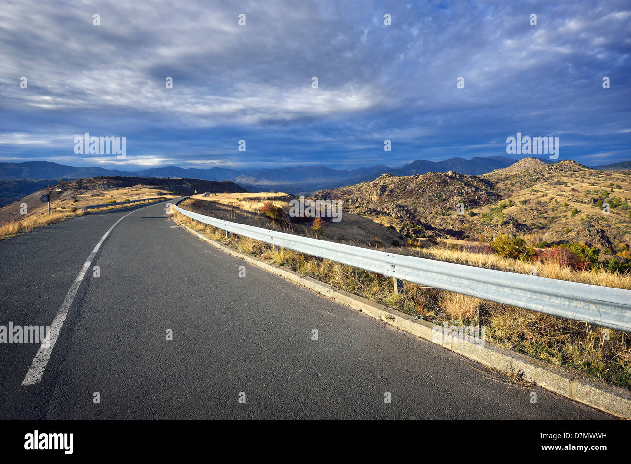high mountain road Stock Photo - Alamy