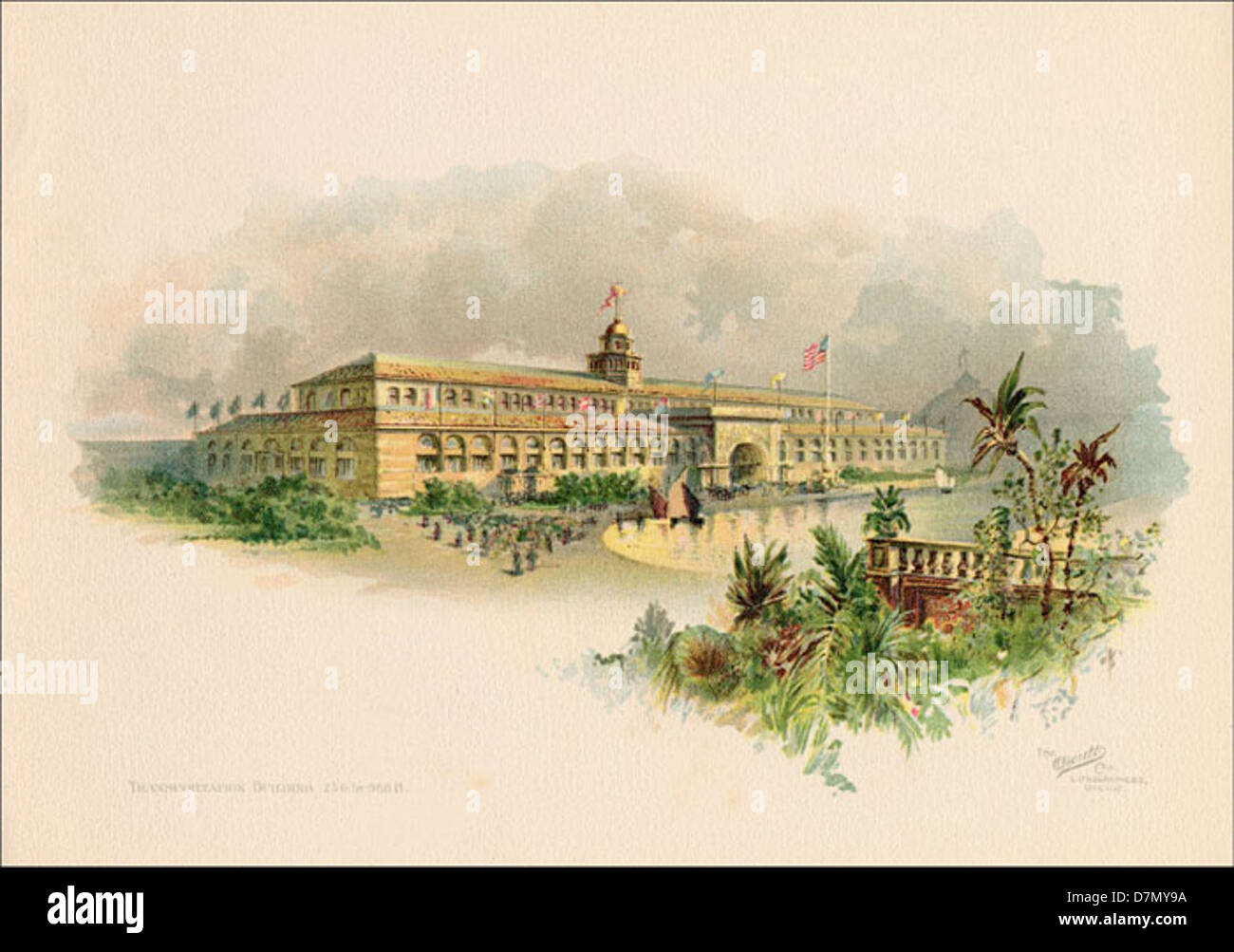 Worlds Columbian Exposition Transportation Building High Resolution ...