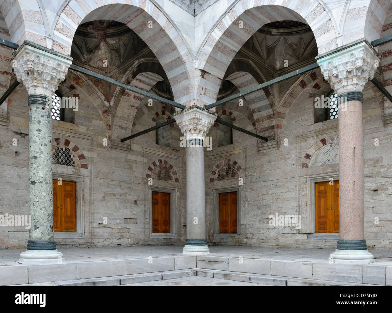 Pillars at Beyazit Mosque, Istanbul Turkey Stock Photo - Alamy
