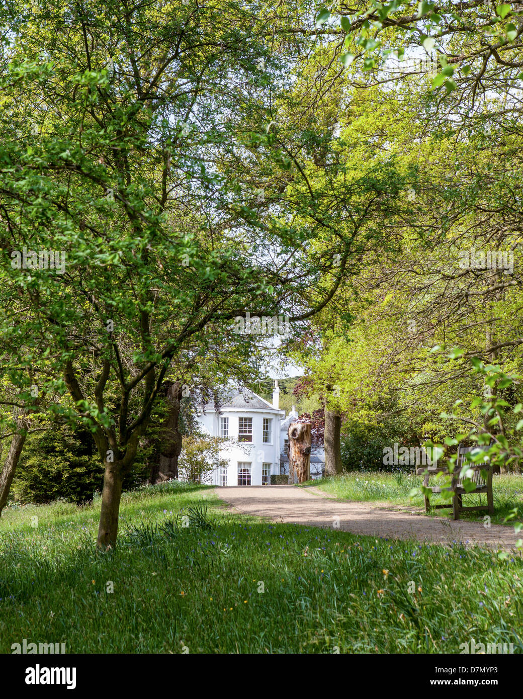 Pembroke House, a Georgian mansion in Richmond Park. It has a tearoom ...