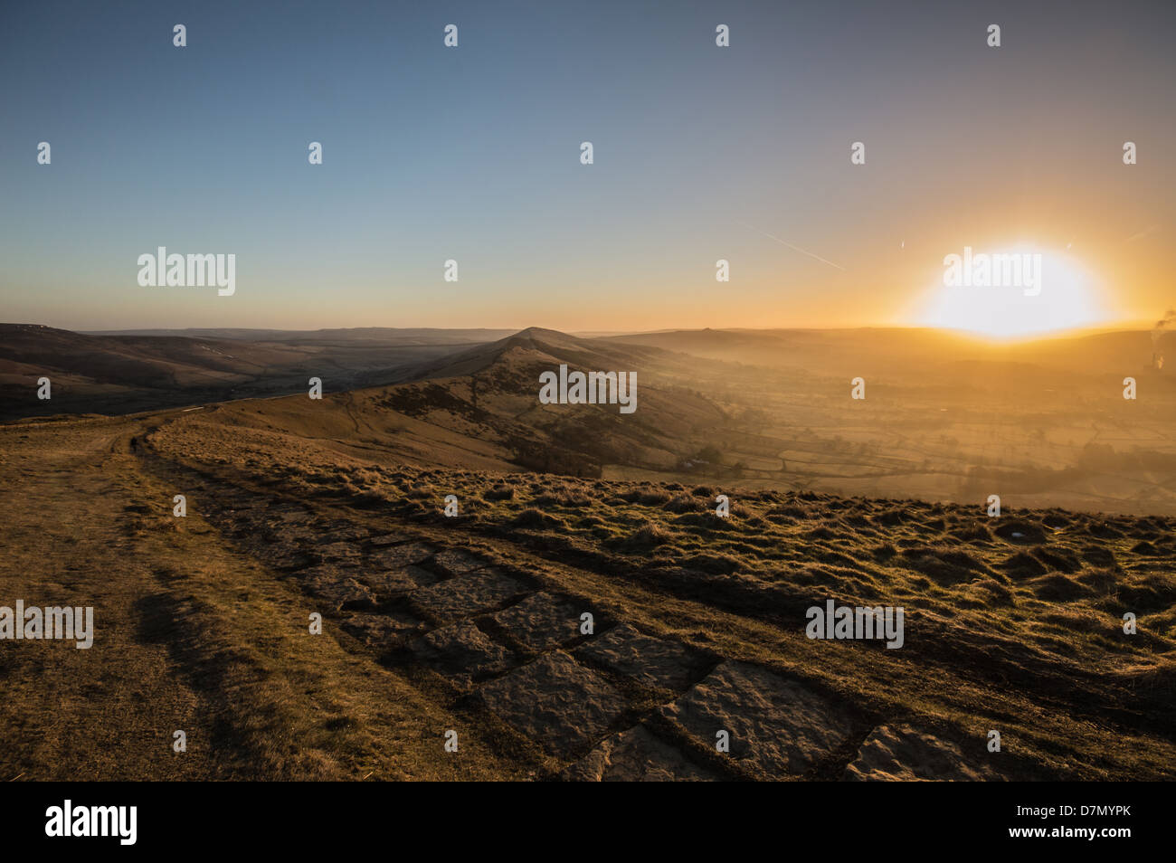Path to the Great Ridge Stock Photo - Alamy
