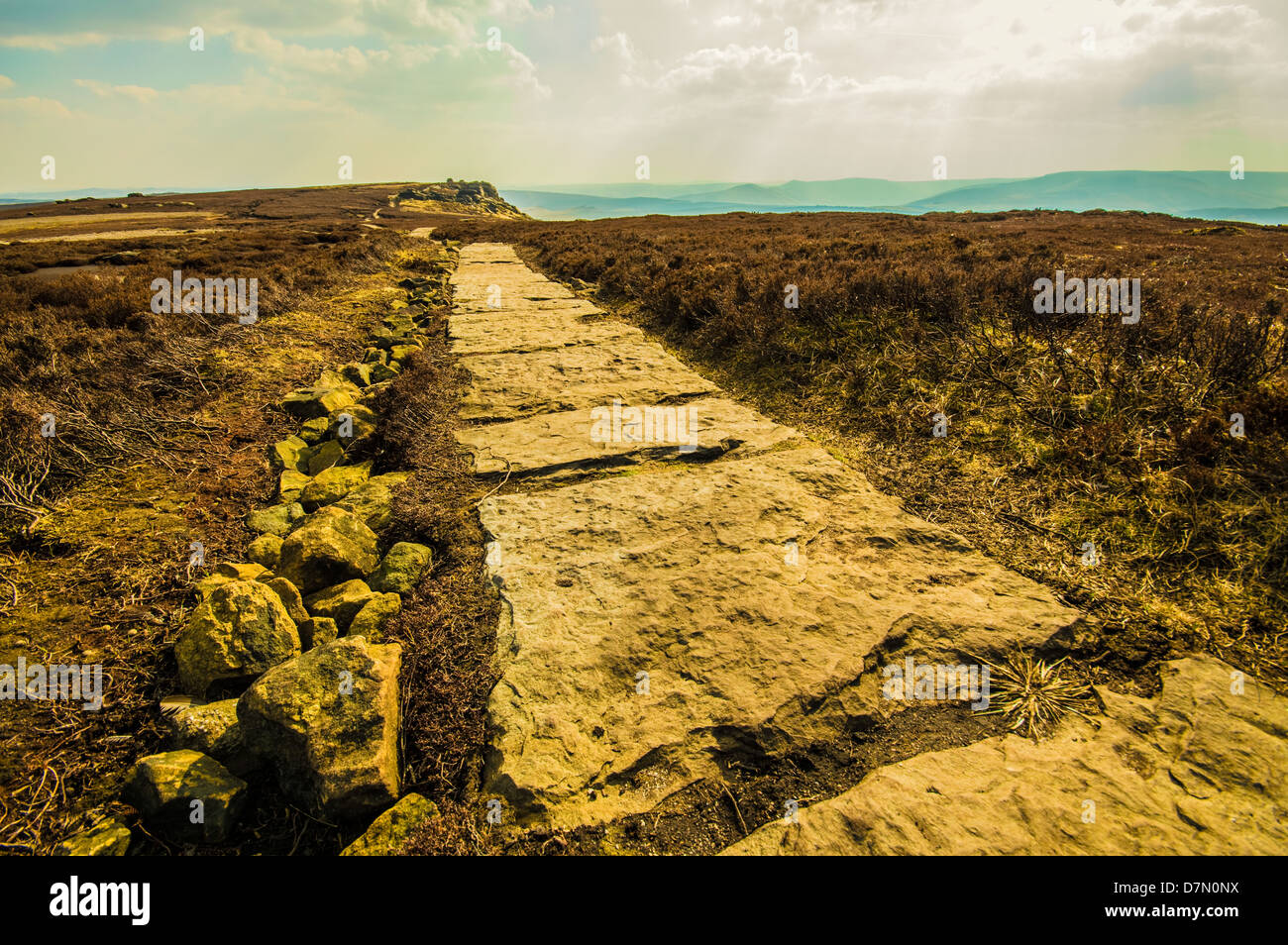 Path through the Moors Stock Photo - Alamy
