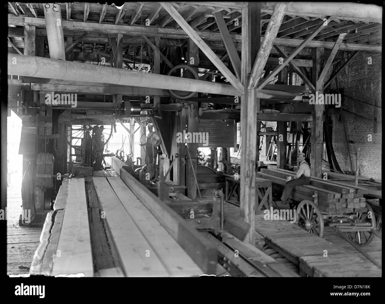 A photograph of the Edward Hines Lumber Company located in Illinois ...