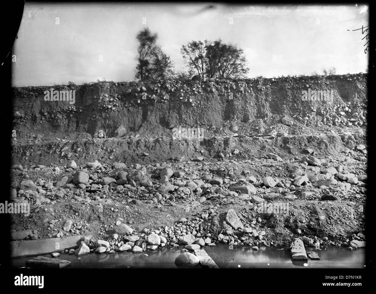 A Niagran limestone excavation project for a canal drainage system in ...