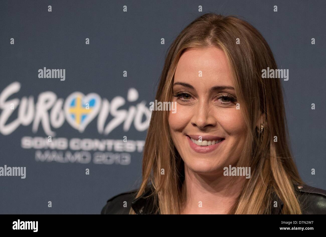 Singer Anouk representing The Netherlands poses during a press ...