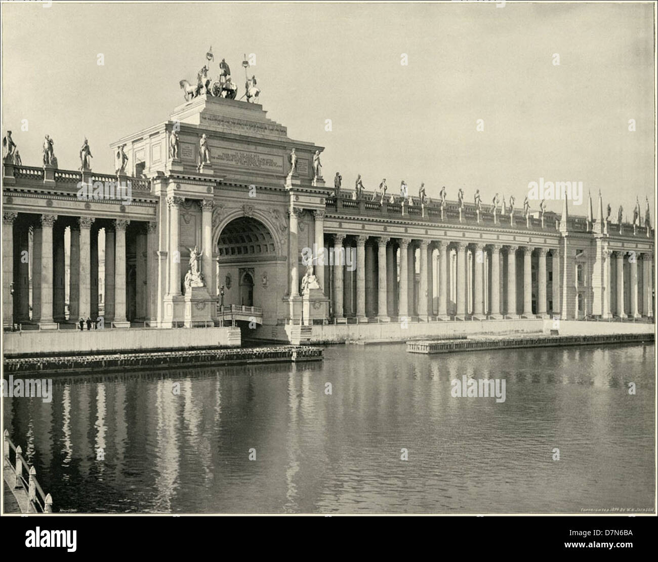 The Peristyle at the 1893 Chicago World's Columbian Exposition was a ...