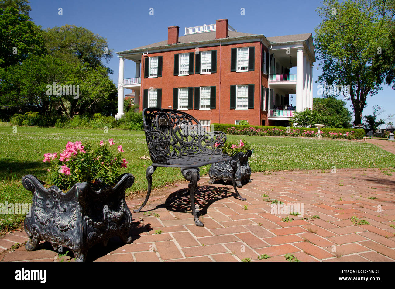 Mississippi, Natchez. Spring Pilgrimage, historic home 'Rosalie', Union ...