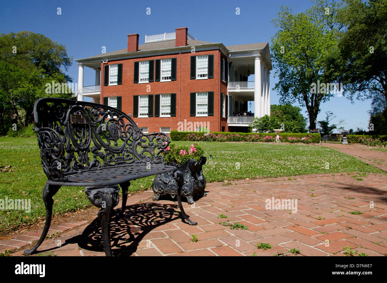 Mississippi, Natchez. Spring Pilgrimage, historic home 'Rosalie', Union ...