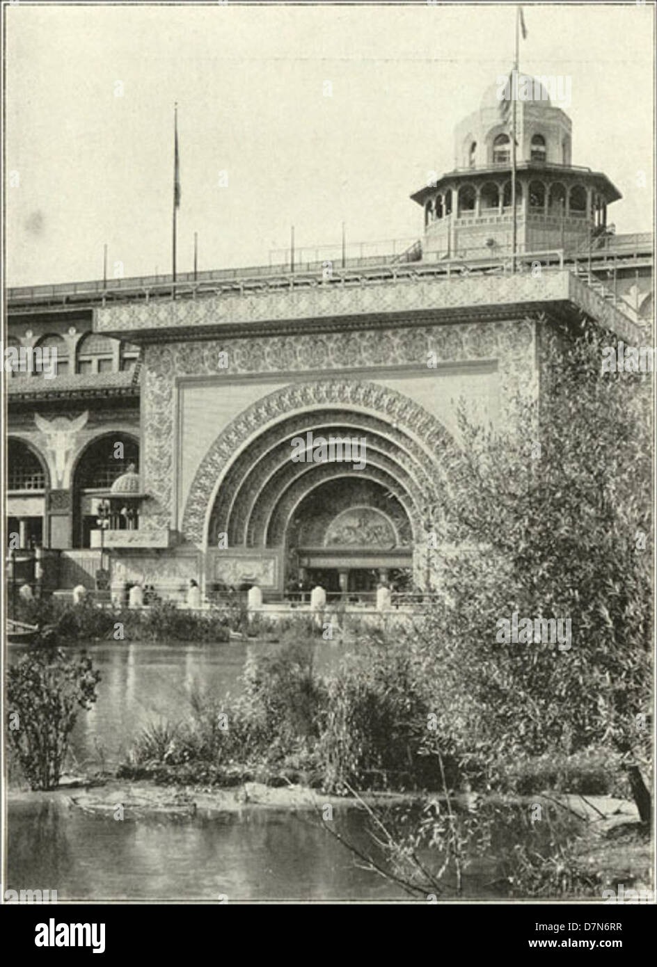 Worlds columbian exposition transportation building hi-res stock ...