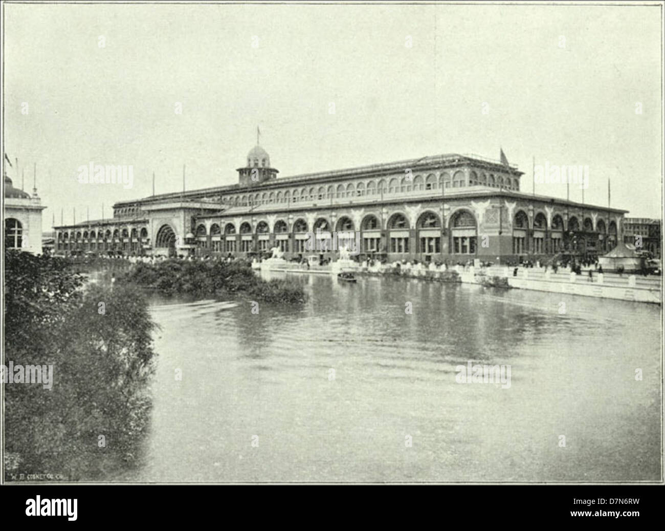 The Transportation Building at the 1893 Chicago World's Columbian ...