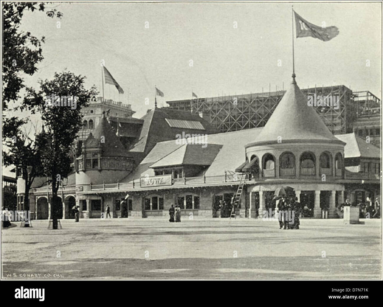 The Iowa State Building at the 1893 Chicago World's Columbian ...