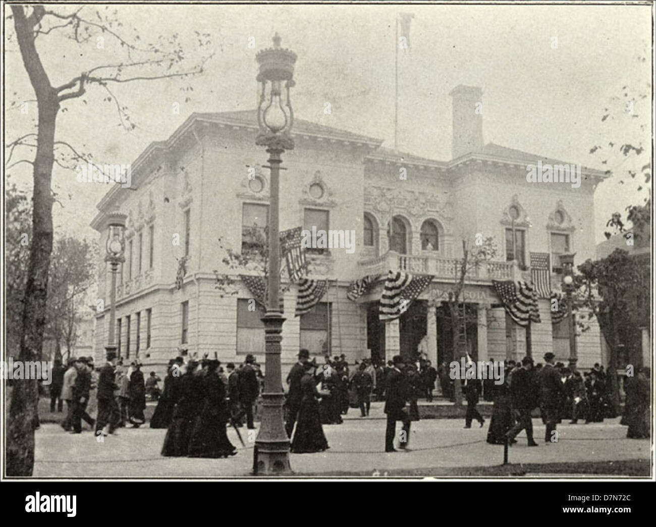This photograph shows the Minnesota State Building at the 1893 Chicago ...