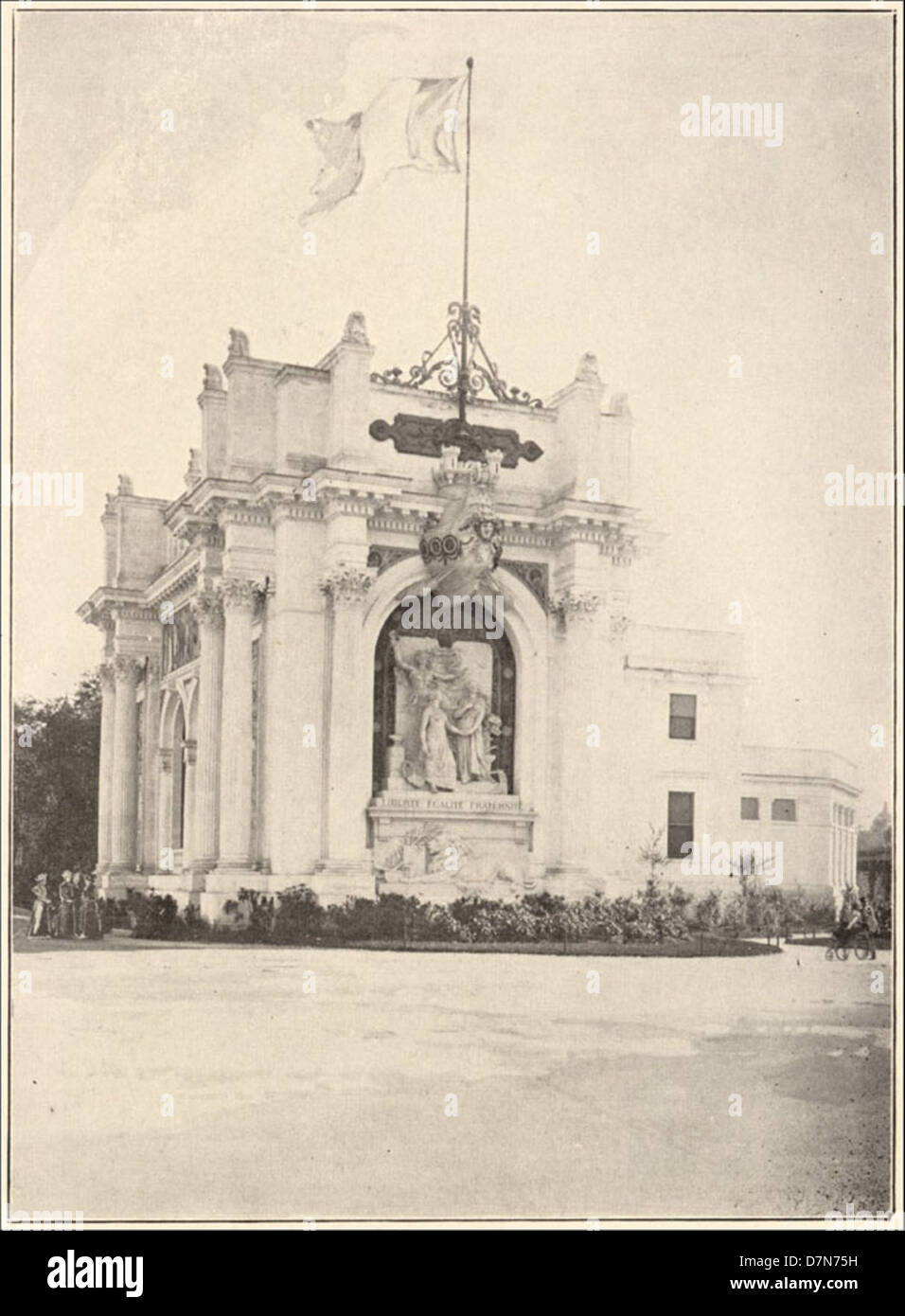 A photograph of the France Building at the 1893 Chicago World's ...