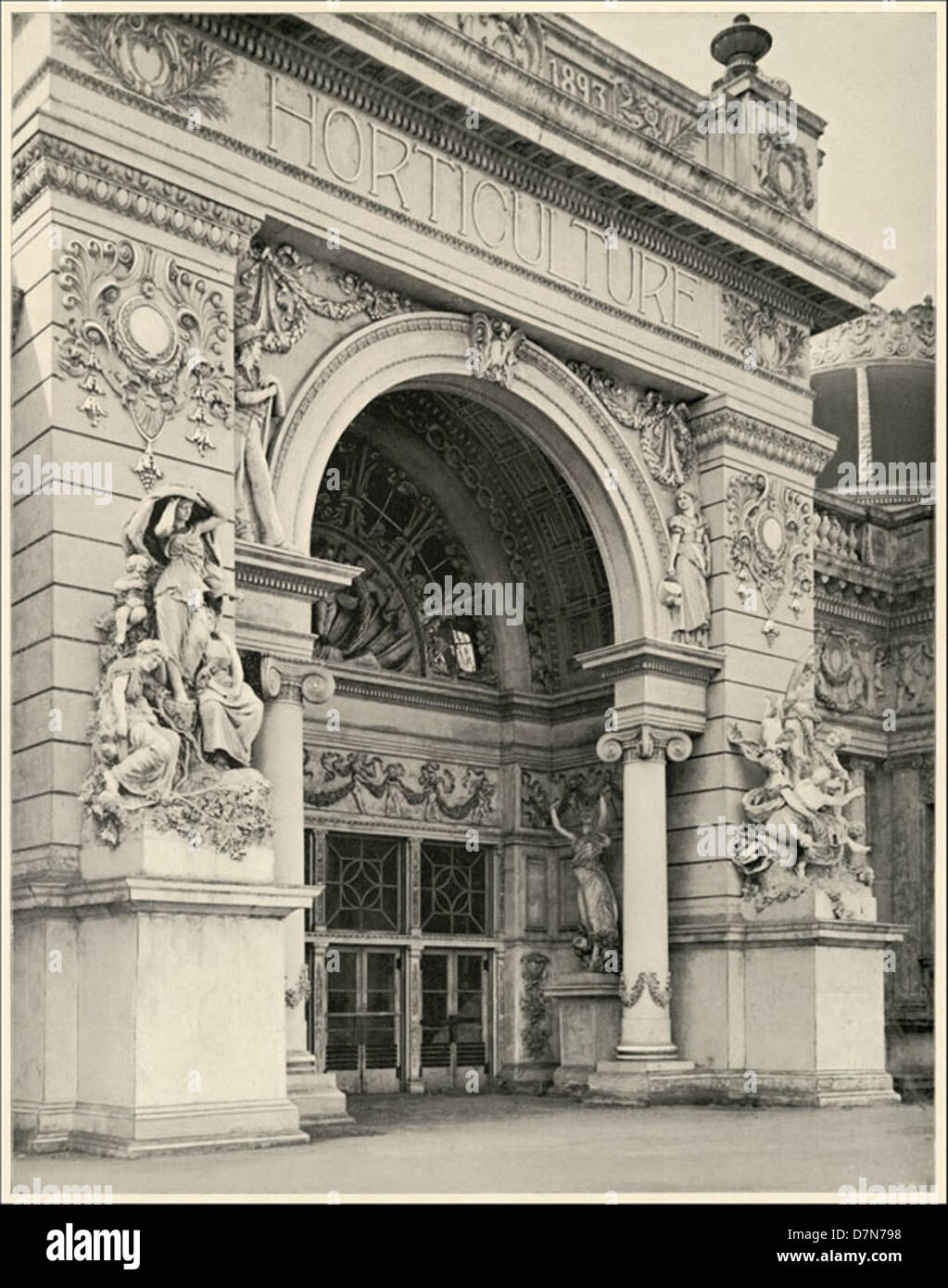 This photograph depicts the Horticultural Building at the 1893 Chicago ...