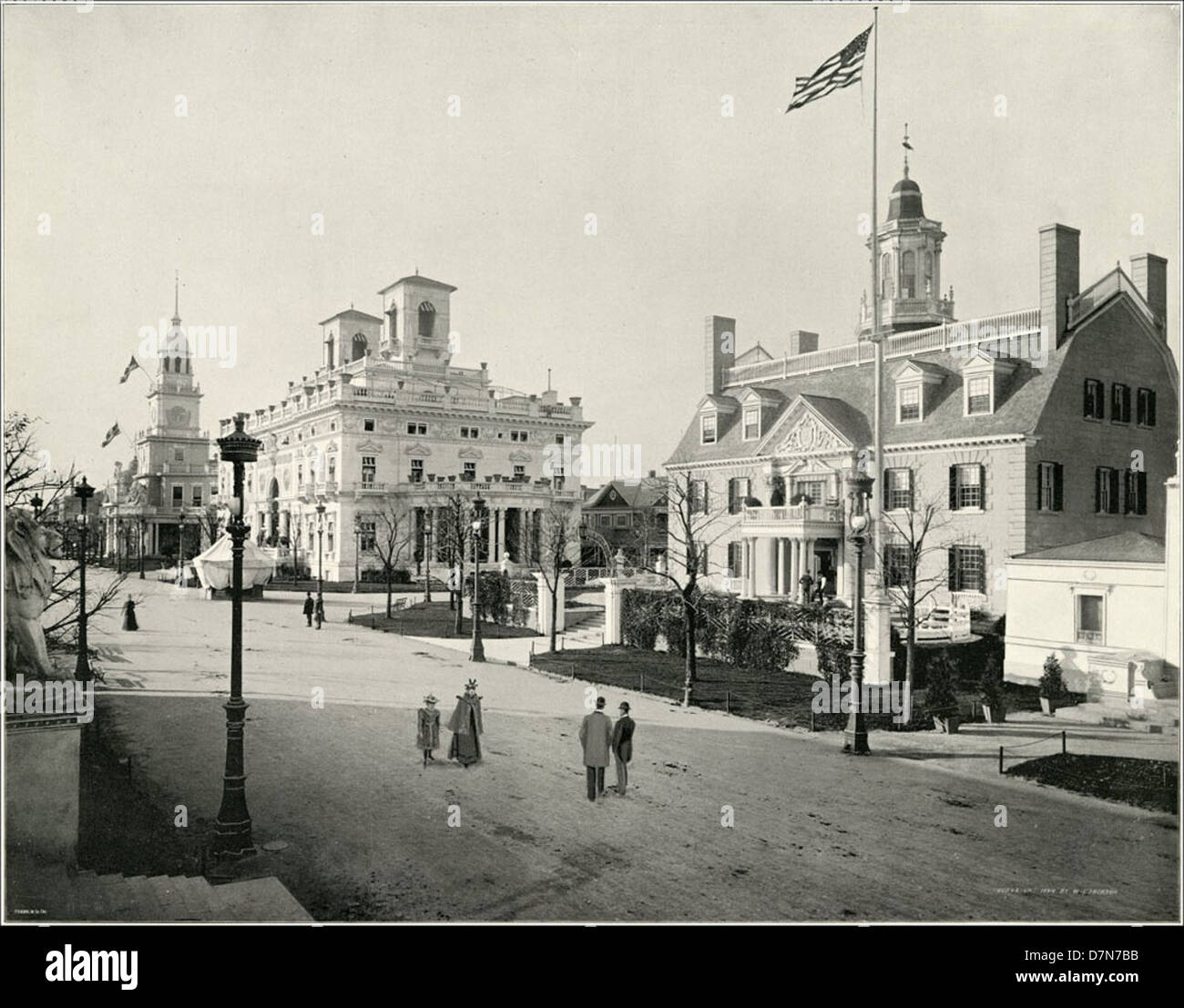 The State Buildings at the 1893 Chicago World's Columbian Exposition ...