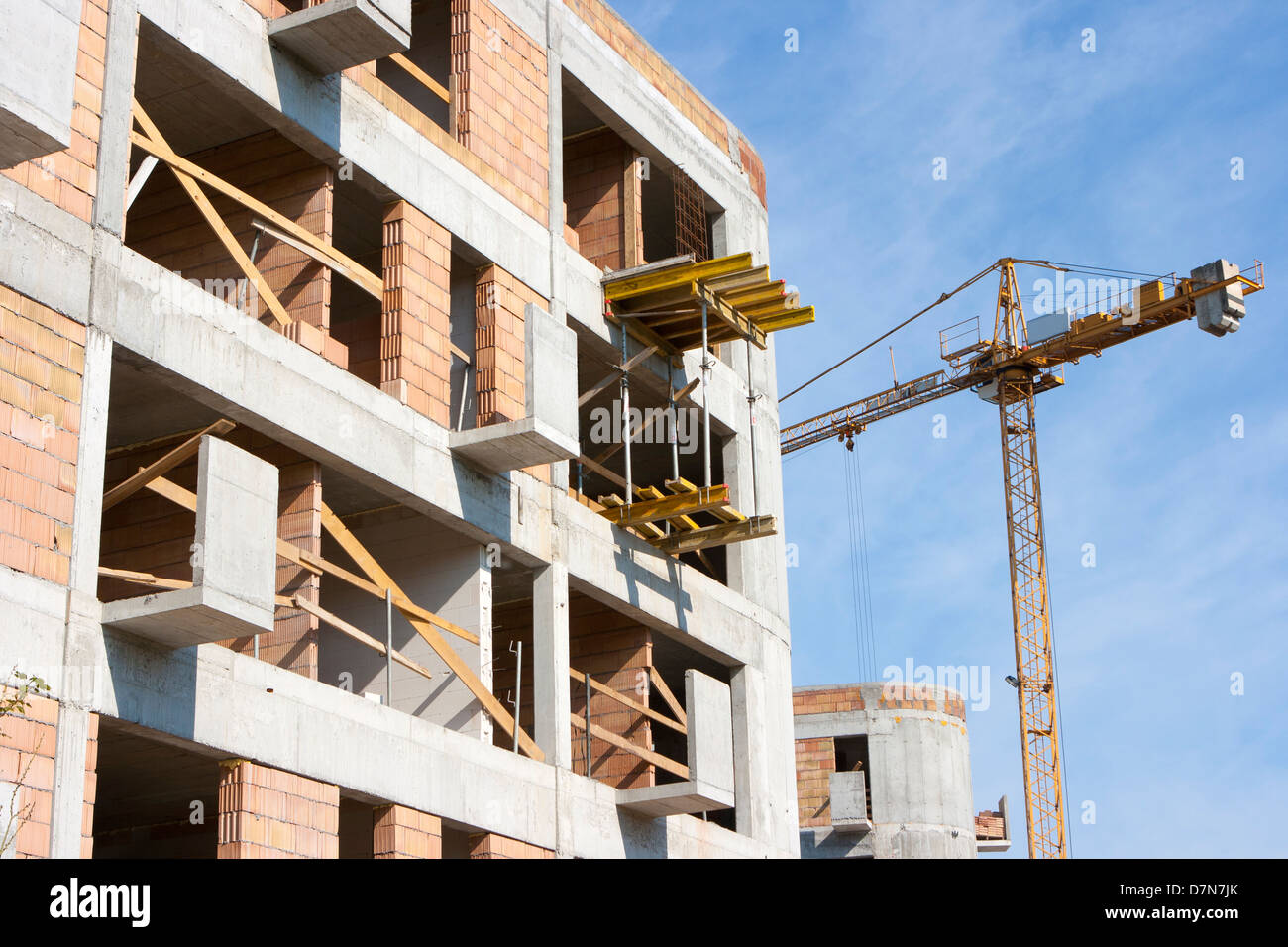 Construction site architecture building exterior development growth ...