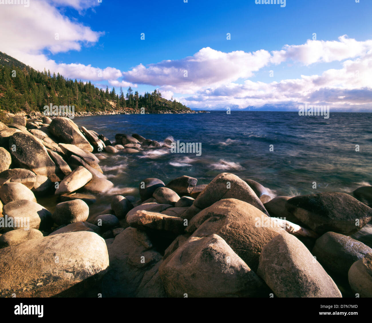USA, Nevada, Lake Tahoe Nevada State Park, View of lake Tahoe (Large ...
