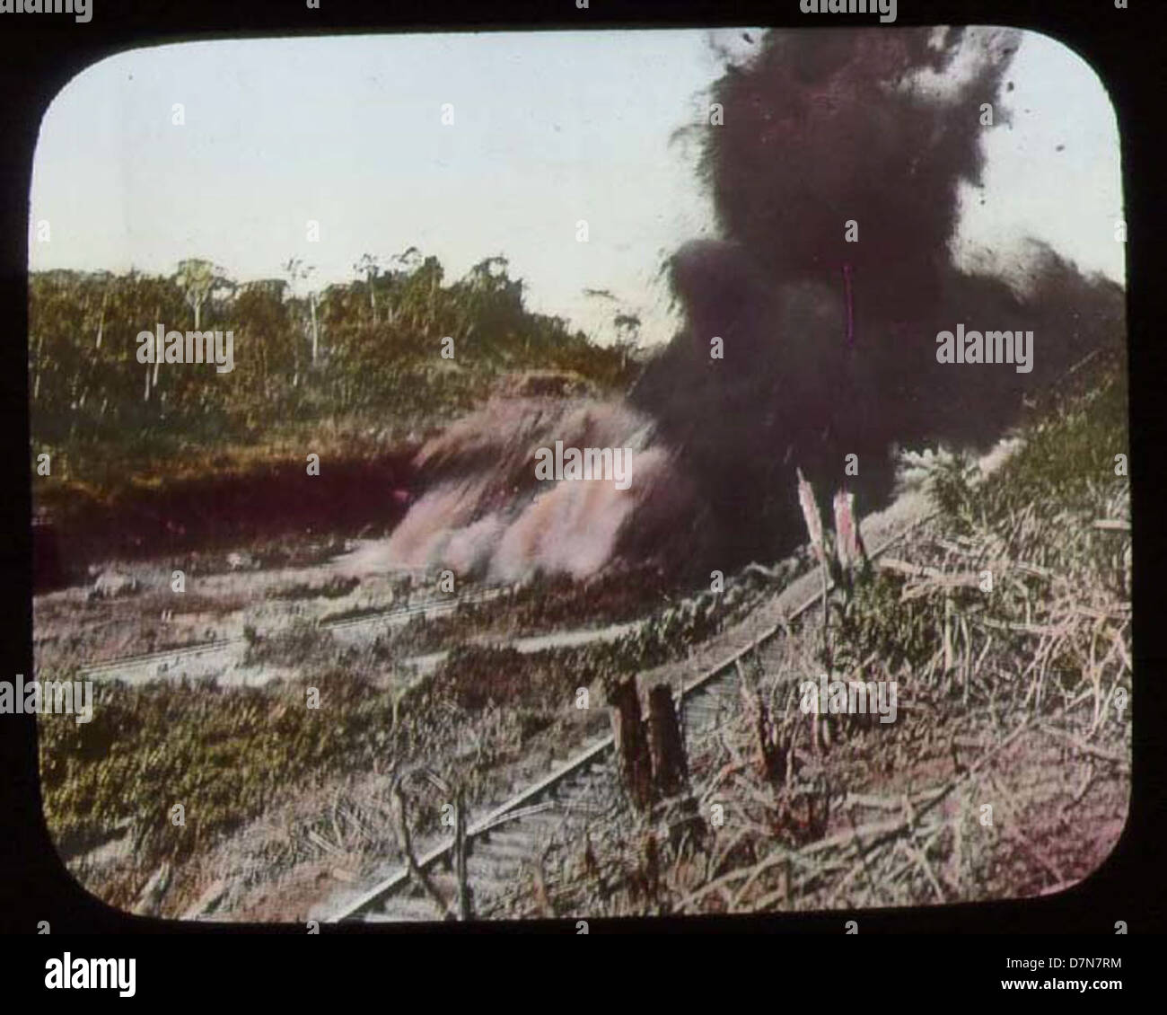 Explosion in Progress Stock Photo - Alamy