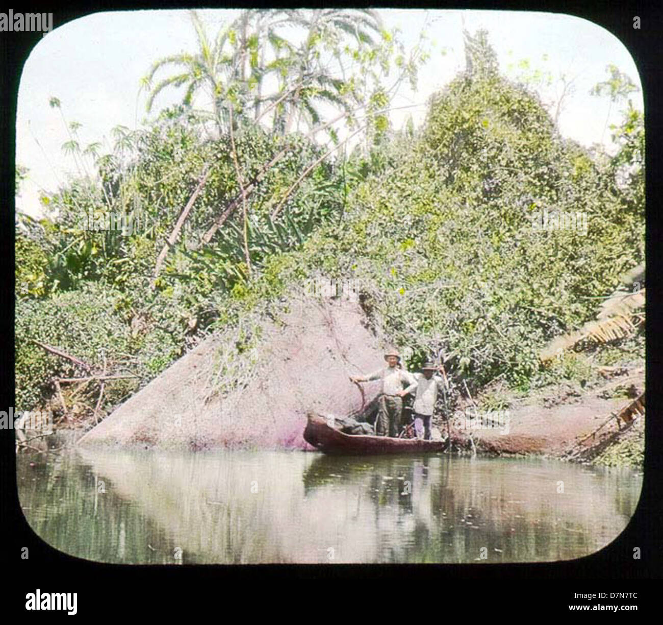 A scene from the 1911-1912 Zoology Expedition along the Panama Canal ...