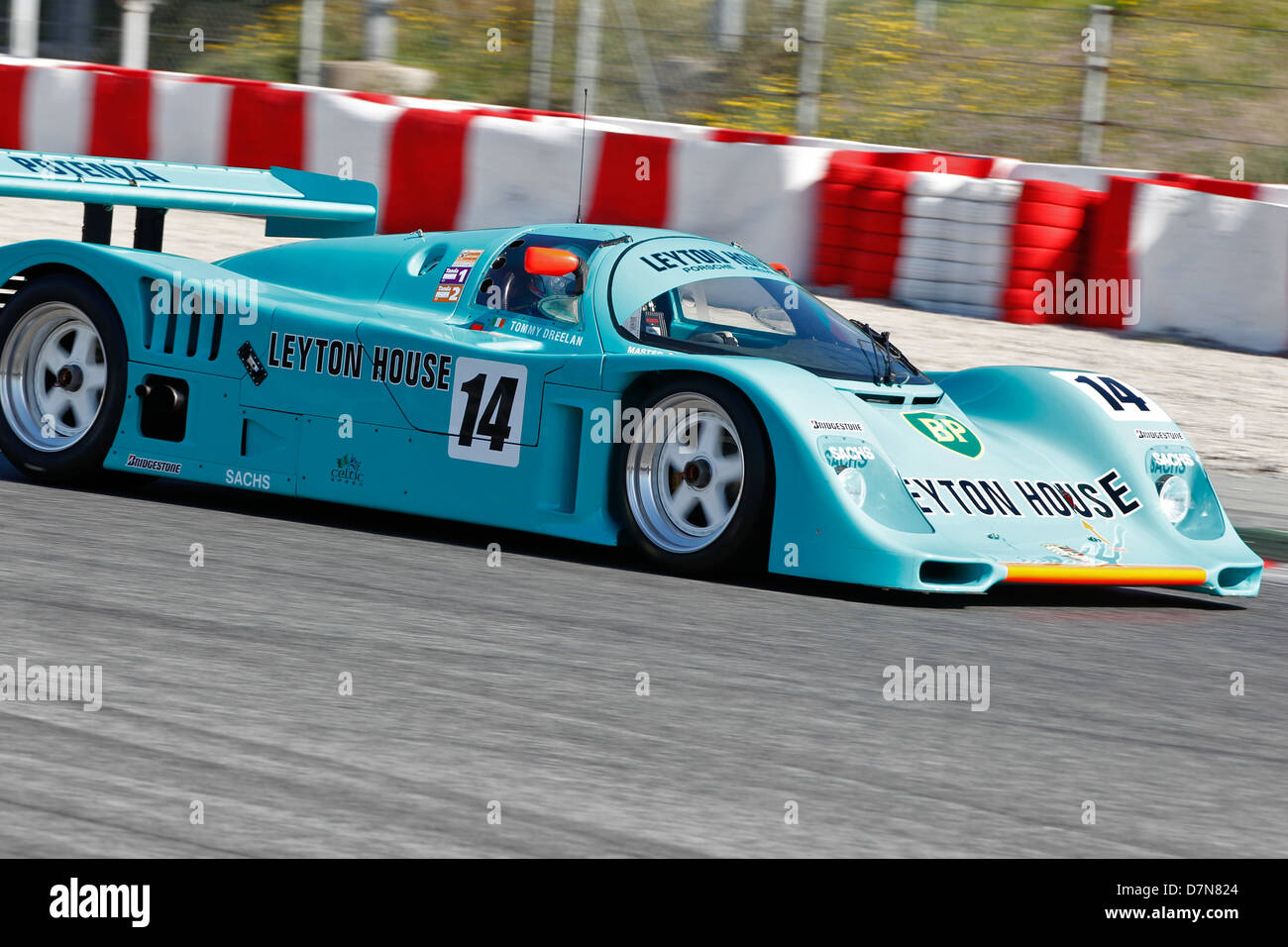 Group C race at Barcelona Catalonia Classic Revival, Montmelo circuit ...