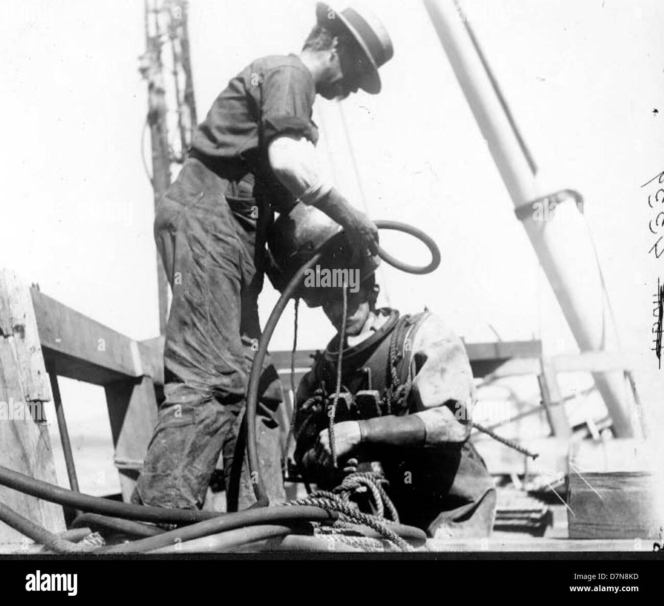 Historical diver hi-res stock photography and images - Alamy