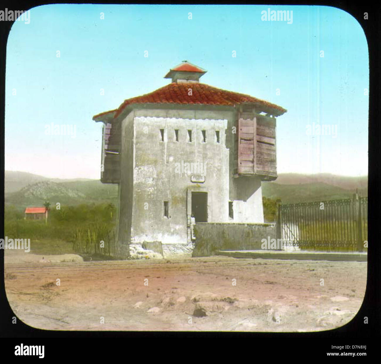 Military block home Stock Photo - Alamy