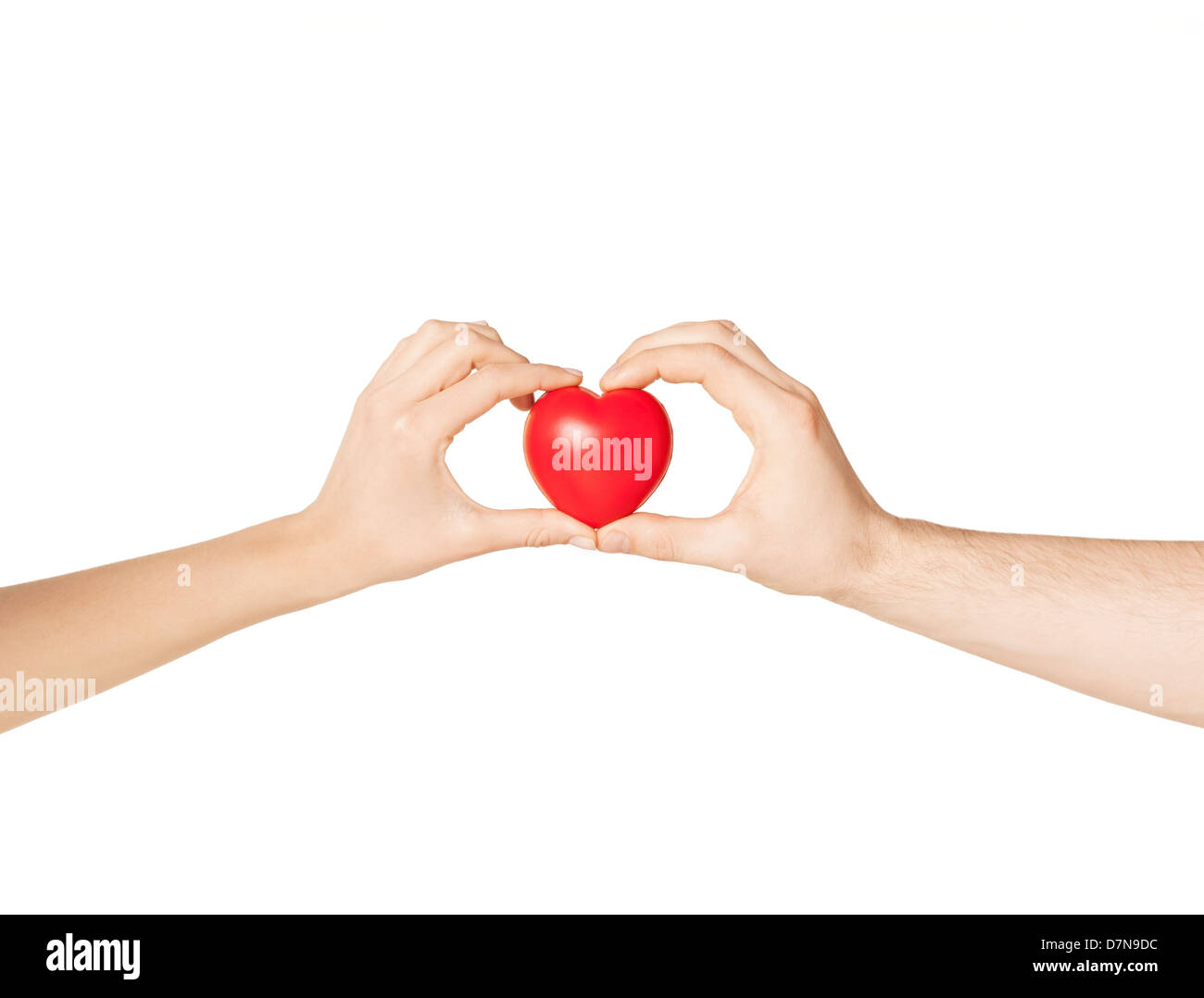 woman and man hands with heart Stock Photo - Alamy