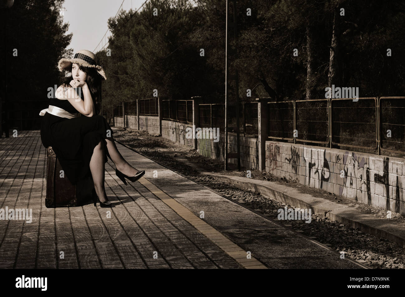 Black Leather Platform High Heels High Resolution Stock Photography and ...