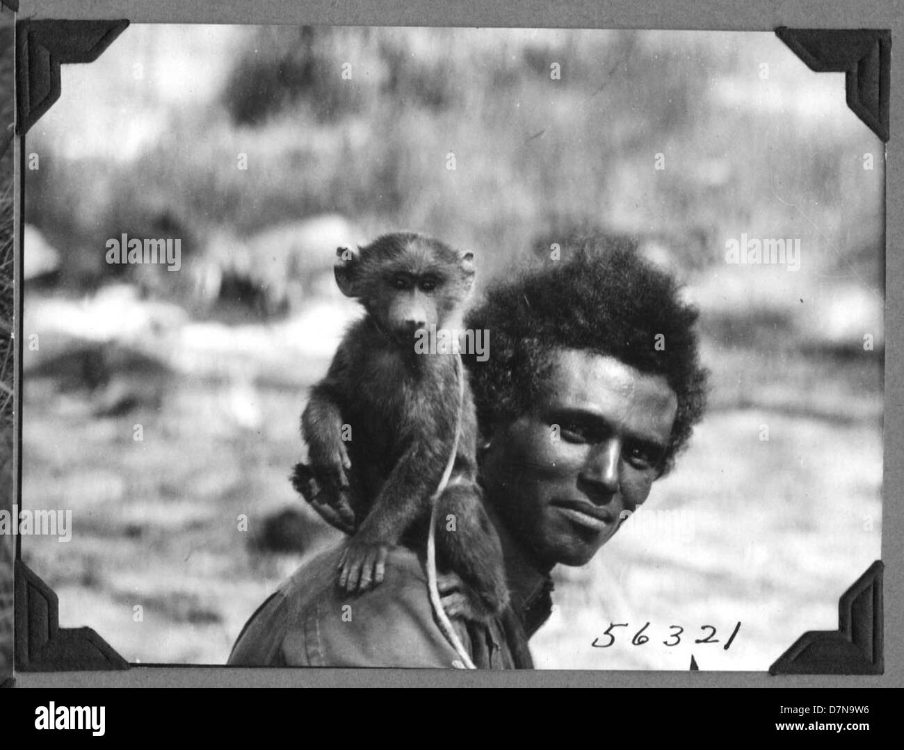 This photograph from the 1926-1927 Abyssinian Expedition captures ...