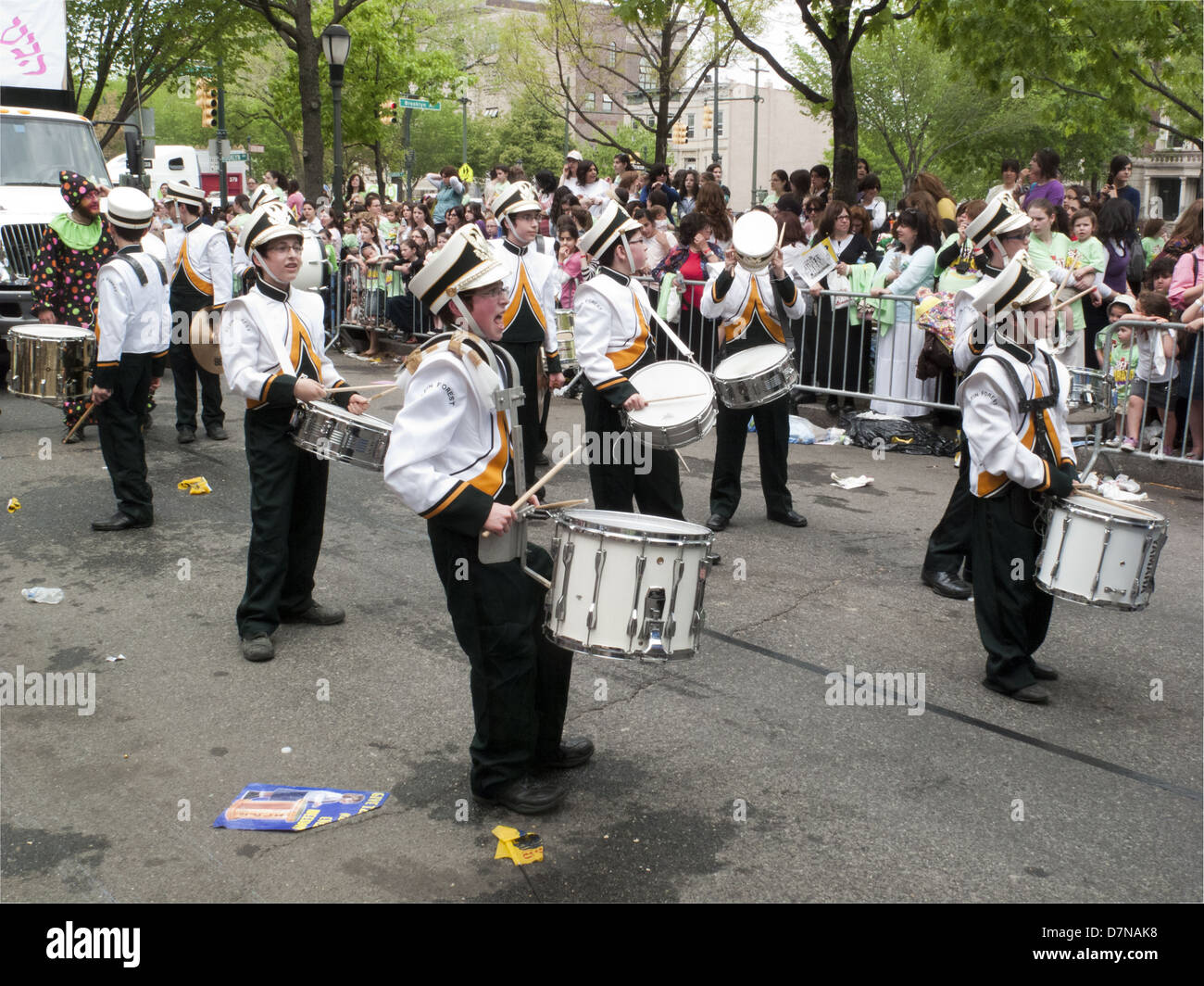 "Great Parade" for the Jewish festival of Lag B'Omer in the Crown ...