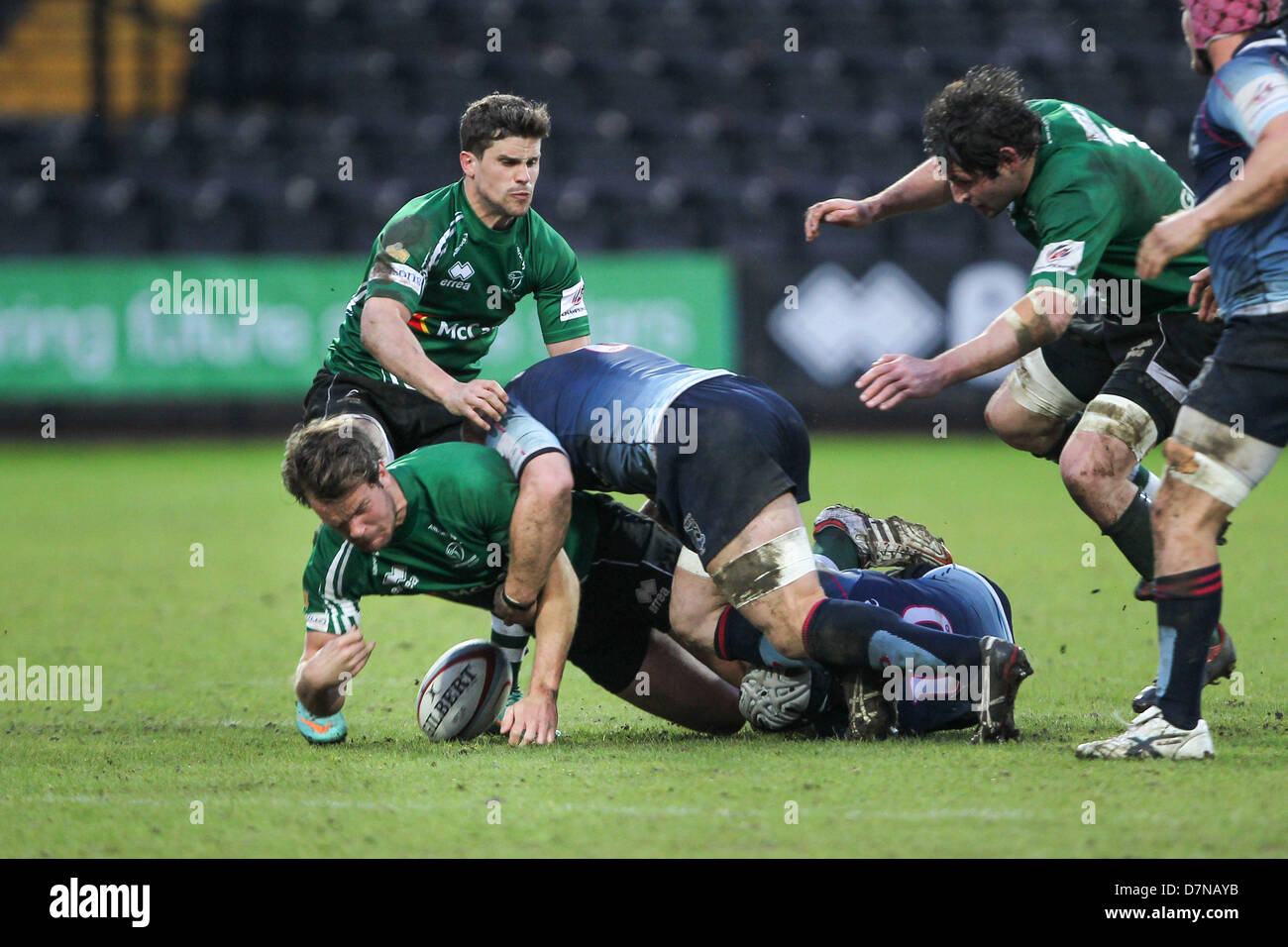 10.05.2013 Nottingham, England. Nottinghams captain Brent Wilson © in ...