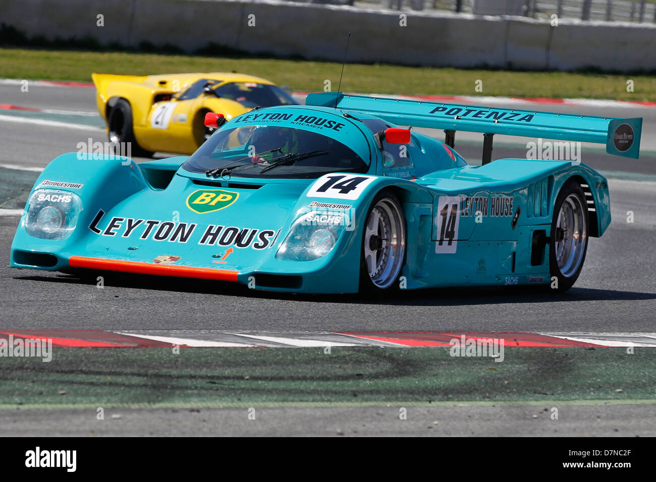 Group C race at Barcelona Catalonia Classic Revival, Montmelo circuit ...