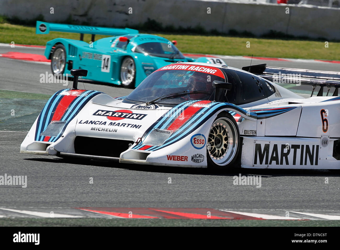 Group C race at Barcelona Catalonia Classic Revival, Montmelo circuit ...