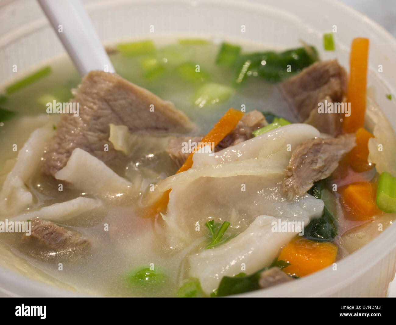 then tuk, the Tibetan Noodle Soup Stock Photo - Alamy