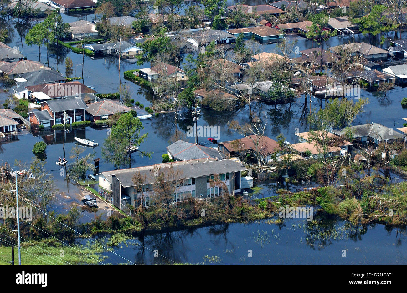 Hurricane katrina damage aerial hi-res stock photography and images - Alamy