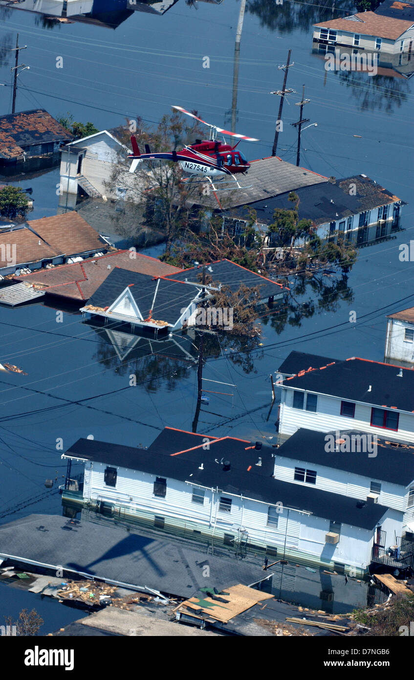 Hurricane katrina damage aerial hi-res stock photography and images - Alamy