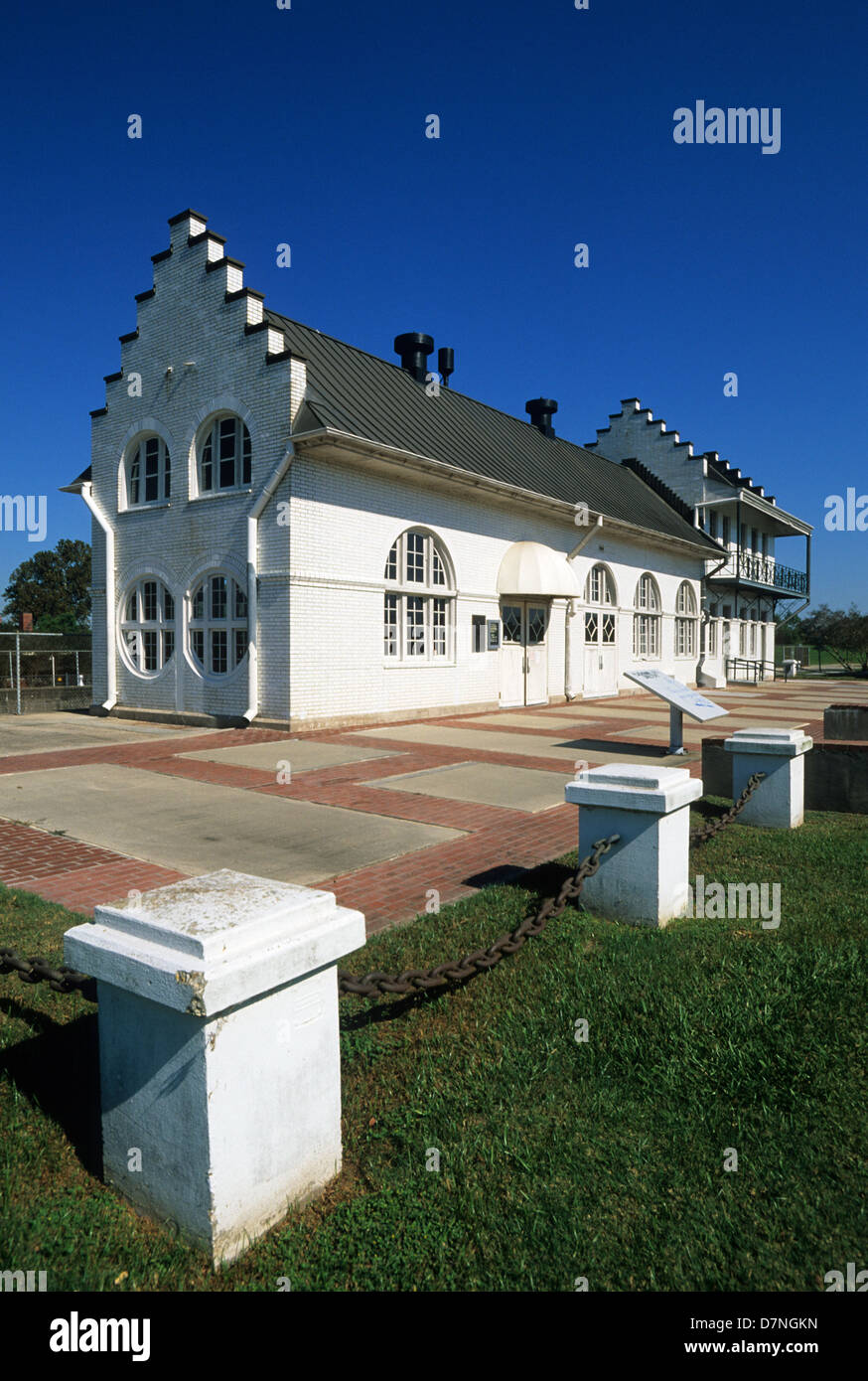 Elk283-3156v Louisiana, Plaquemine, Plaquemine Lock State Historic Site ...