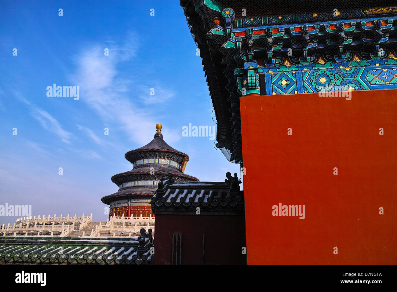 Ancient buildings in Temple of Heaven, Beijing Stock Photo - Alamy