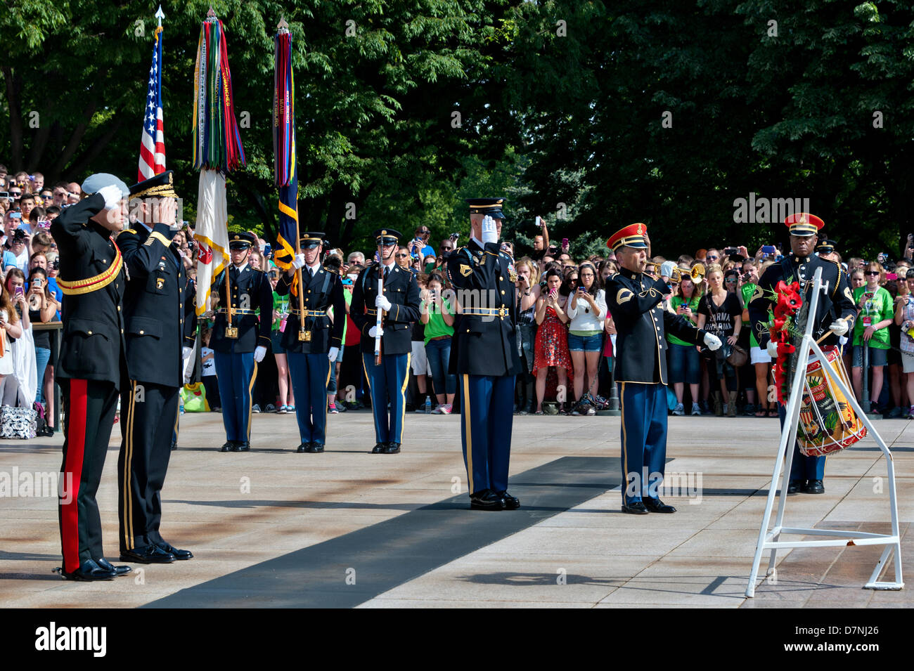 HRH Prince Harry of Wales and Maj. Gen. Michael Linnington participate ...