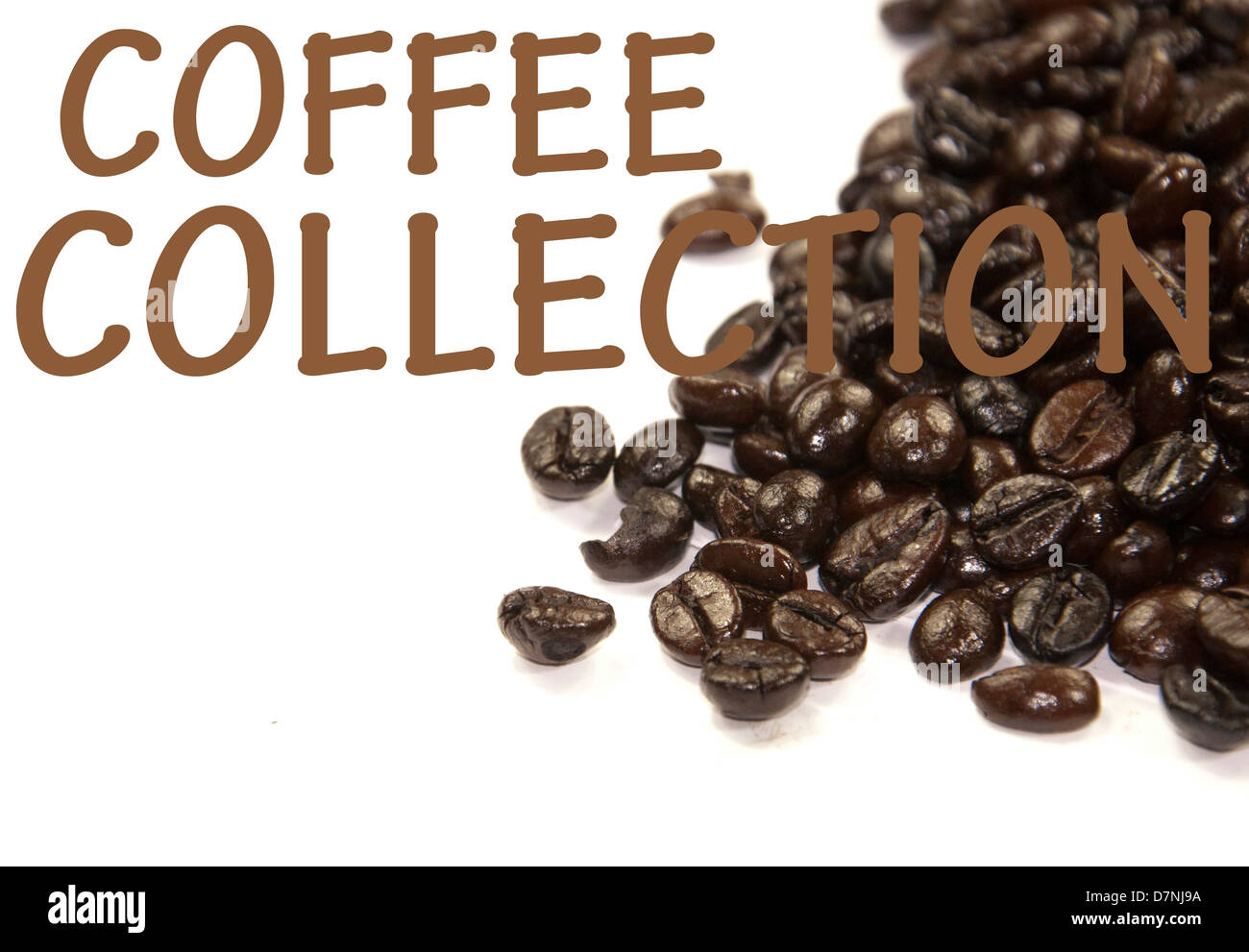 coffee collection sign Stock Photo - Alamy