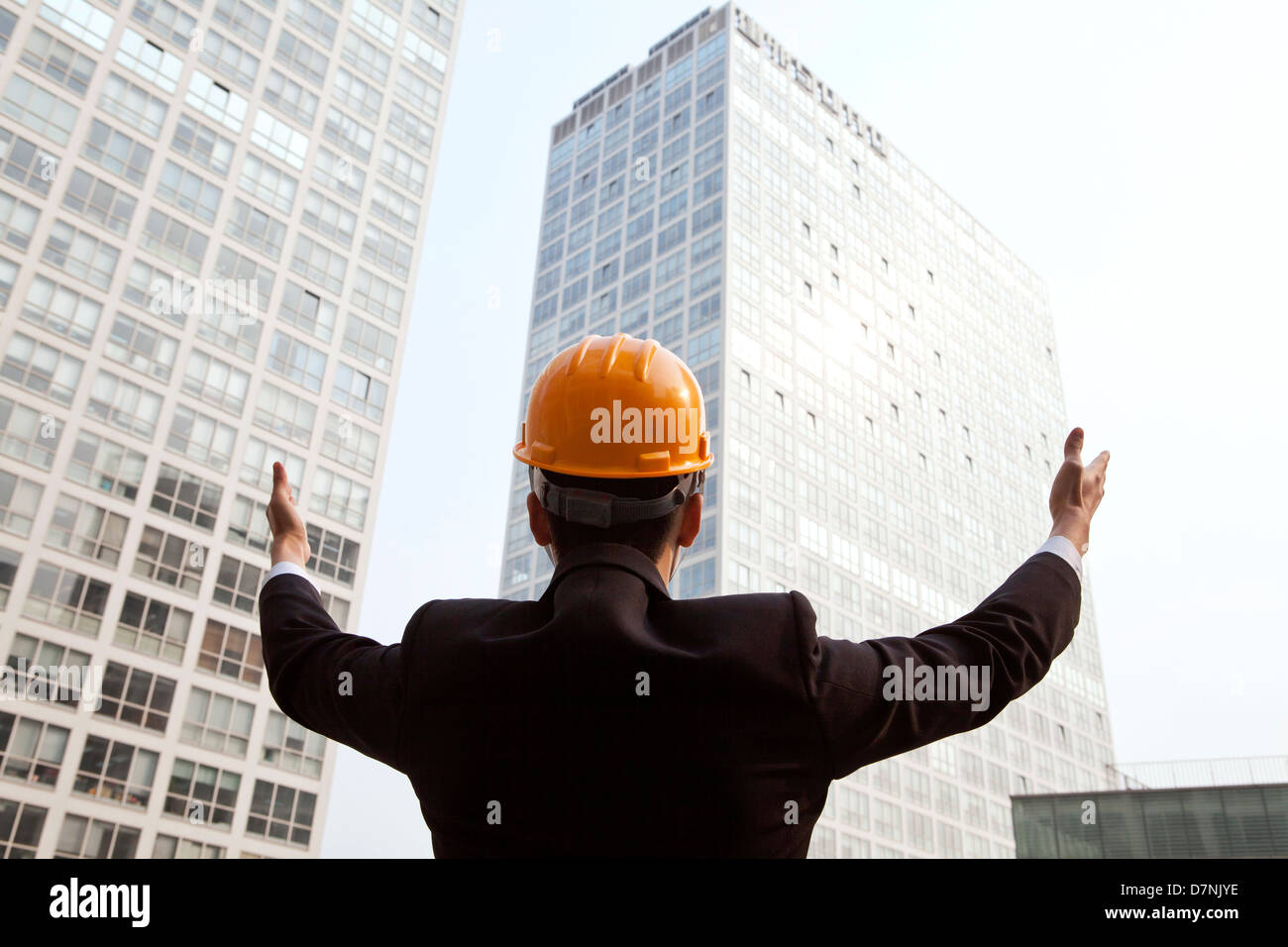 Oriental engineer portrait Stock Photo - Alamy