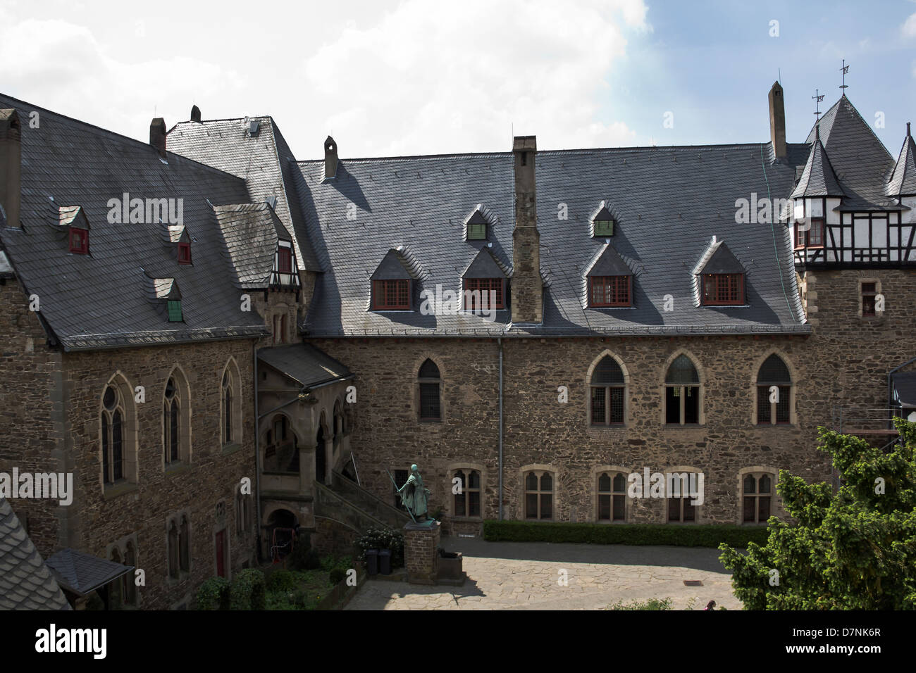 medieval castle near Köln scenic spot Stock Photo - Alamy