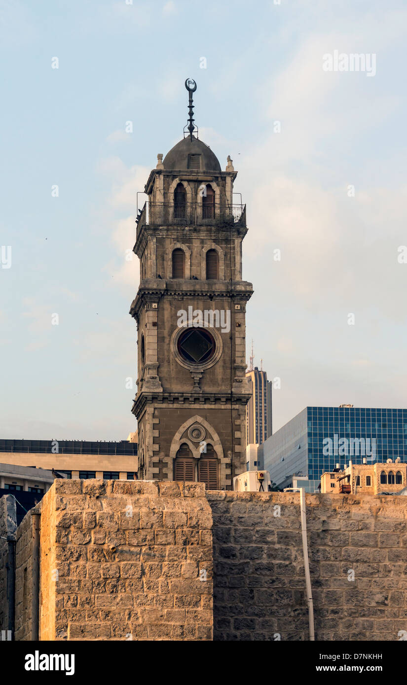 Haifa, Israel-6 November 2012 Mosque in downtown Haifa, Israel Stock ...