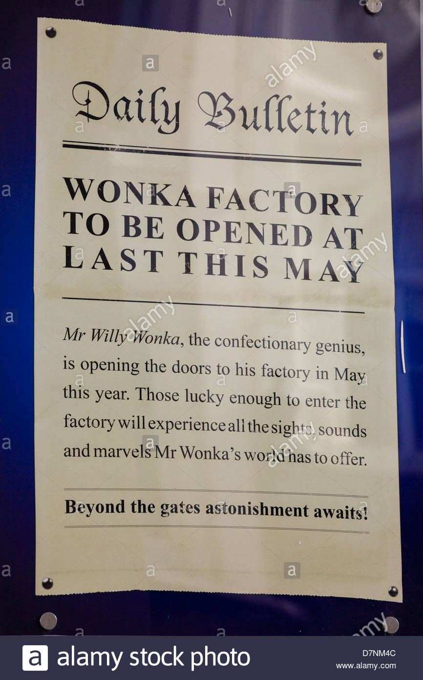 Willy Wonka And The Chocolate Factory High Resolution Stock Photography ...