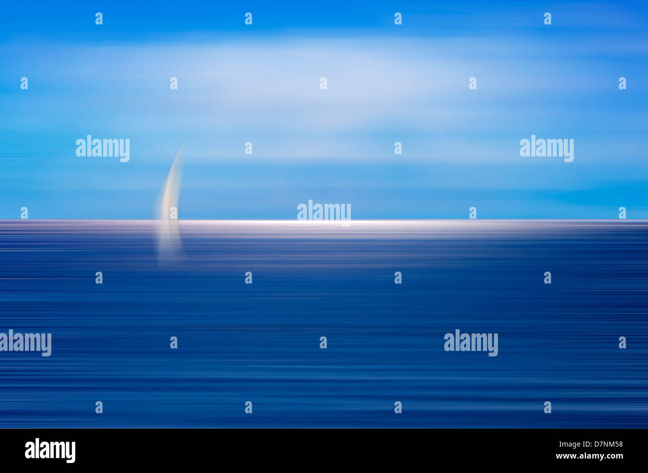 Ionio Sea in Motion Stock Photo - Alamy