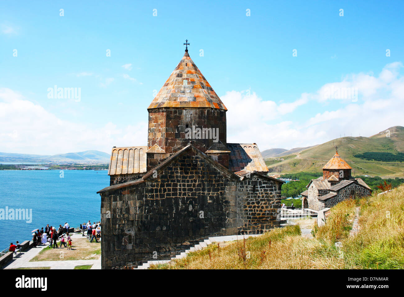 The 9th century Armenian monastery of Sevanavank at lake Sevan Stock Photo - Alamy