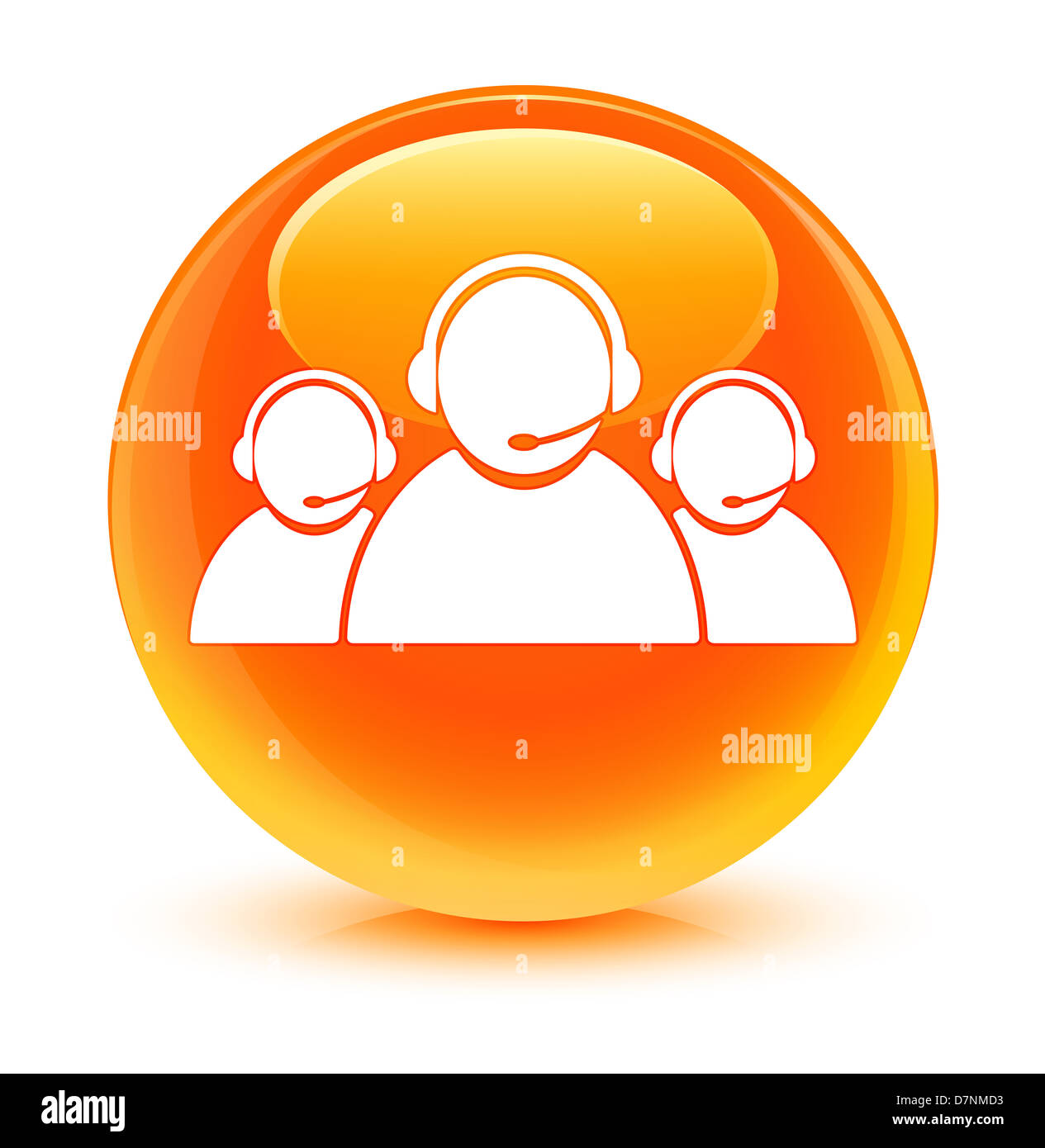 Customer care team icon hi-res stock photography and images - Alamy