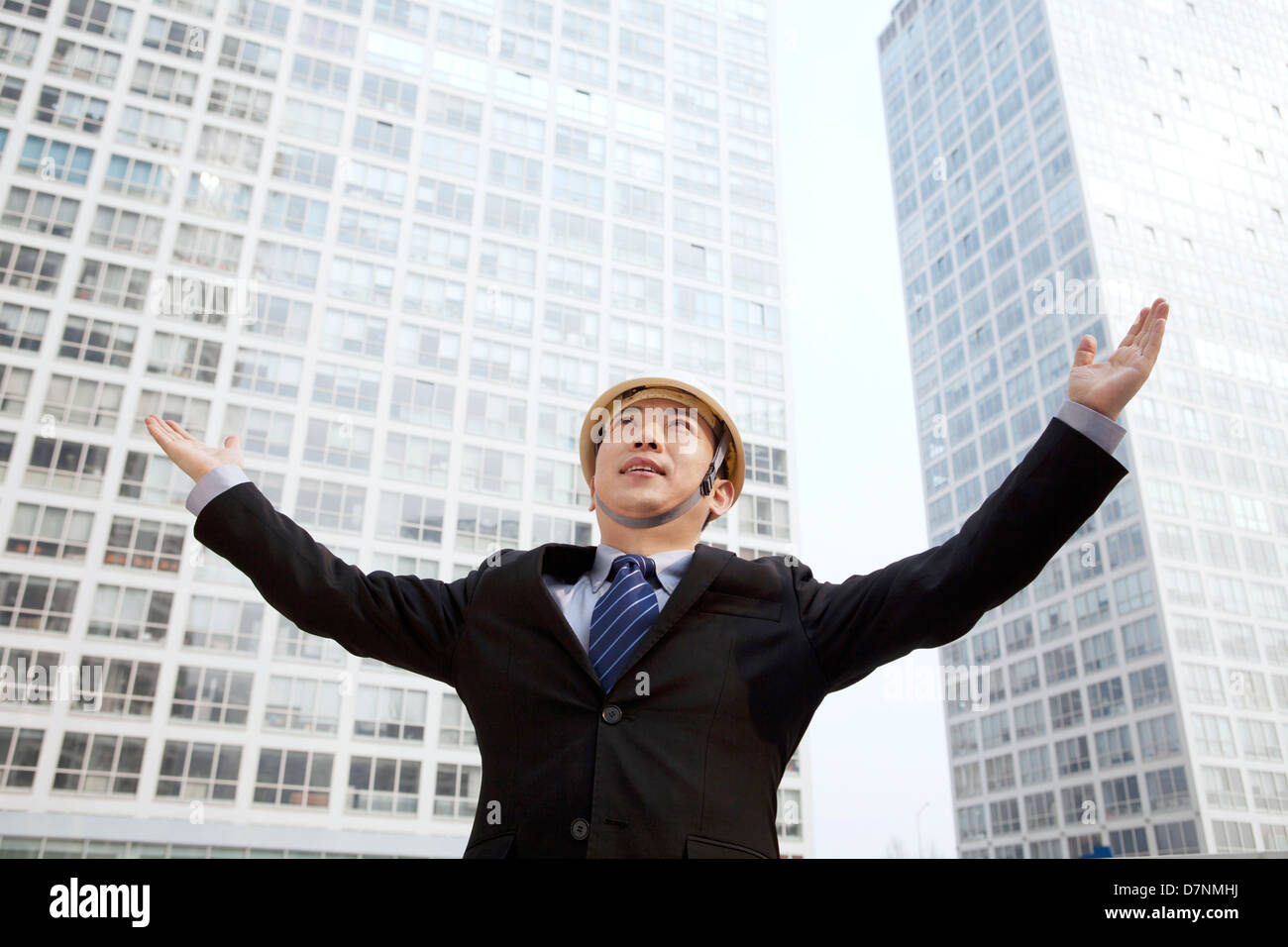 Oriental engineer portrait Stock Photo - Alamy