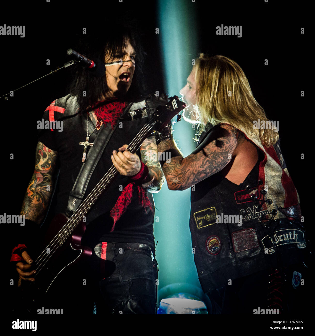 Toronto, Ontario, Canada. May 10, 2013. Lead singer VINCE NEIL and ...